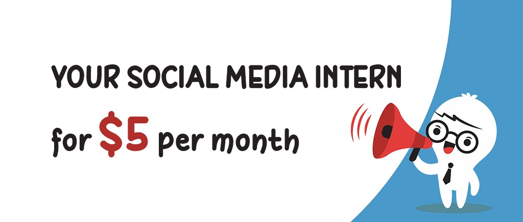 Your Social Media Intern for 5$/month - Hiplay